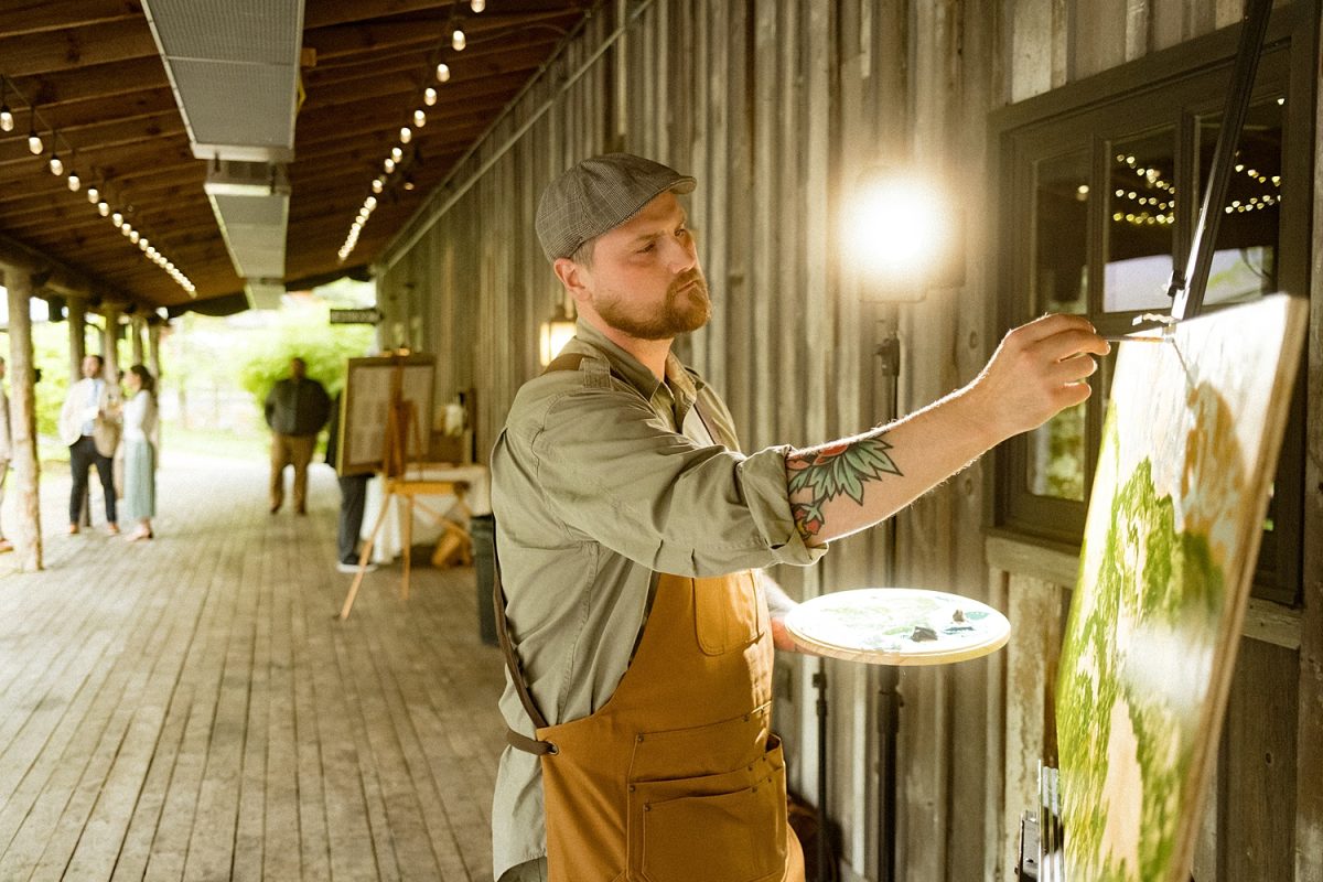 Dray Art Co. | Pittsburgh Wedding Live Painter | Burgh Brides