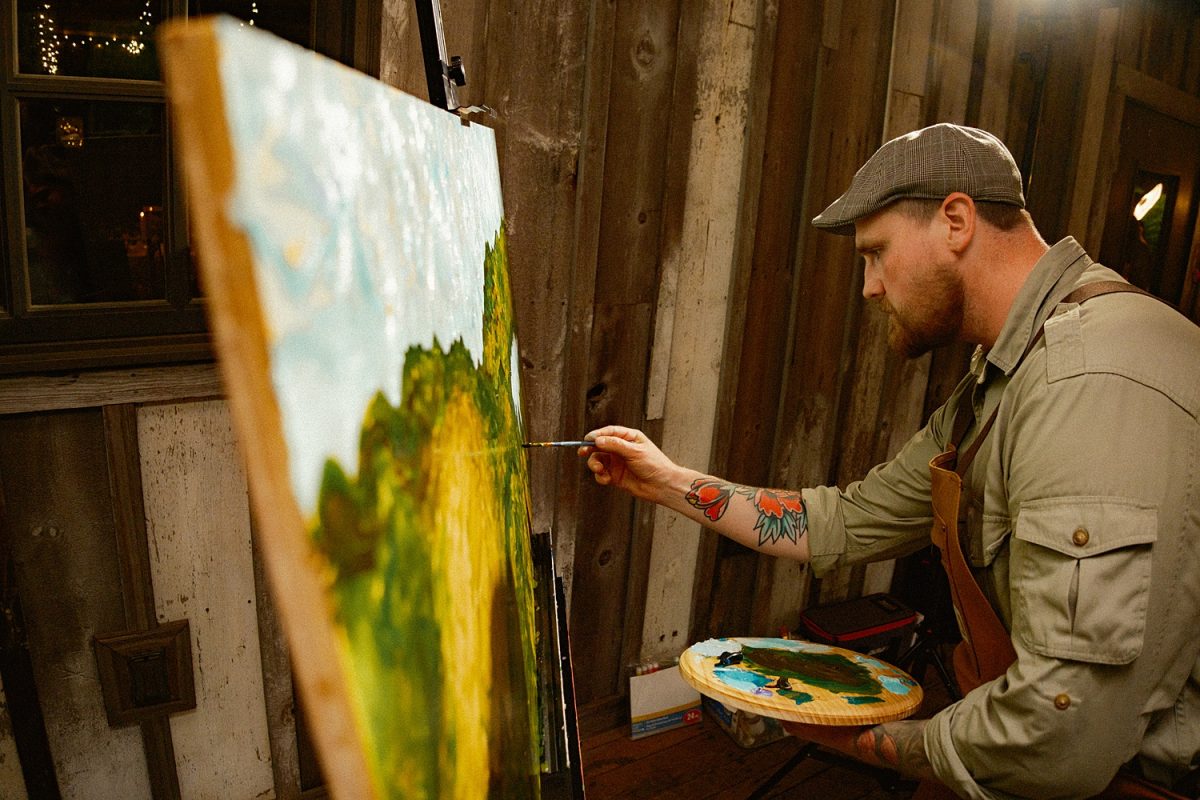 Dray Art Co. | Pittsburgh Wedding Live Painter | Burgh Brides